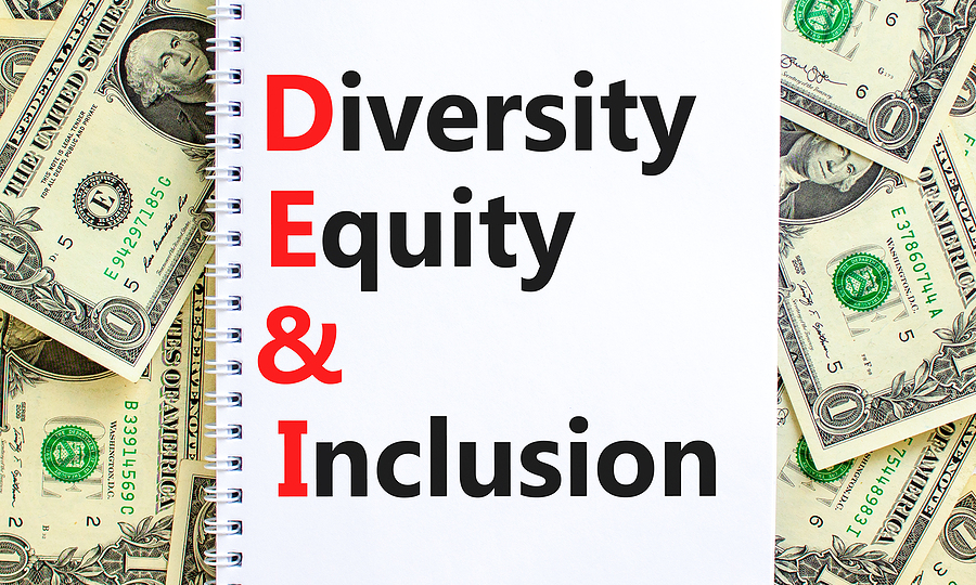Dei, Diversity Equity And Inclusion Symbol. Concept Words Dei Di – DC ...